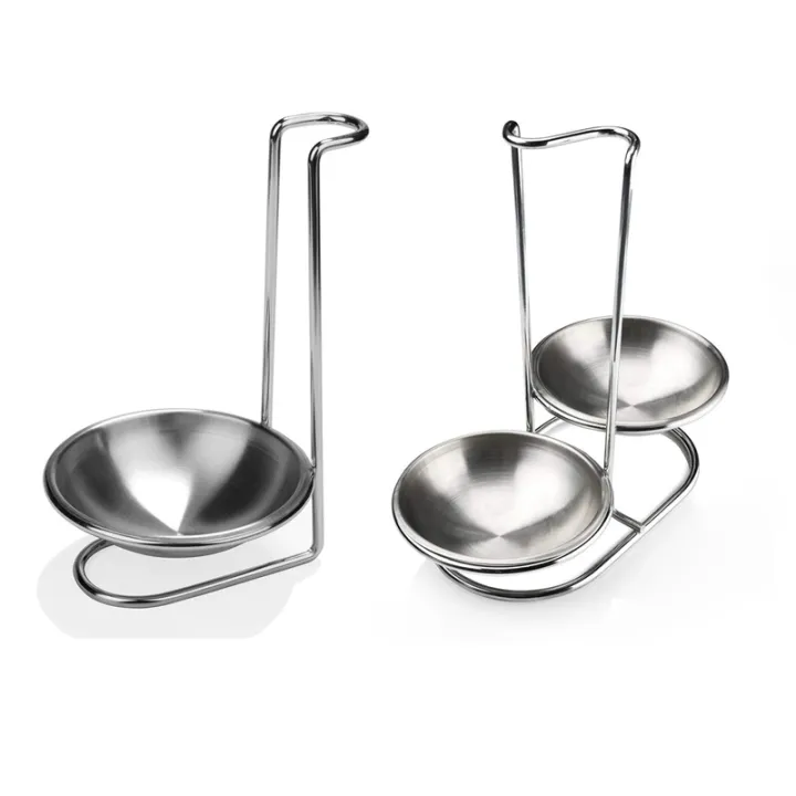 Stainless Steel Spoon Rest Holder,Long Handle & Long Handle Vertical ...