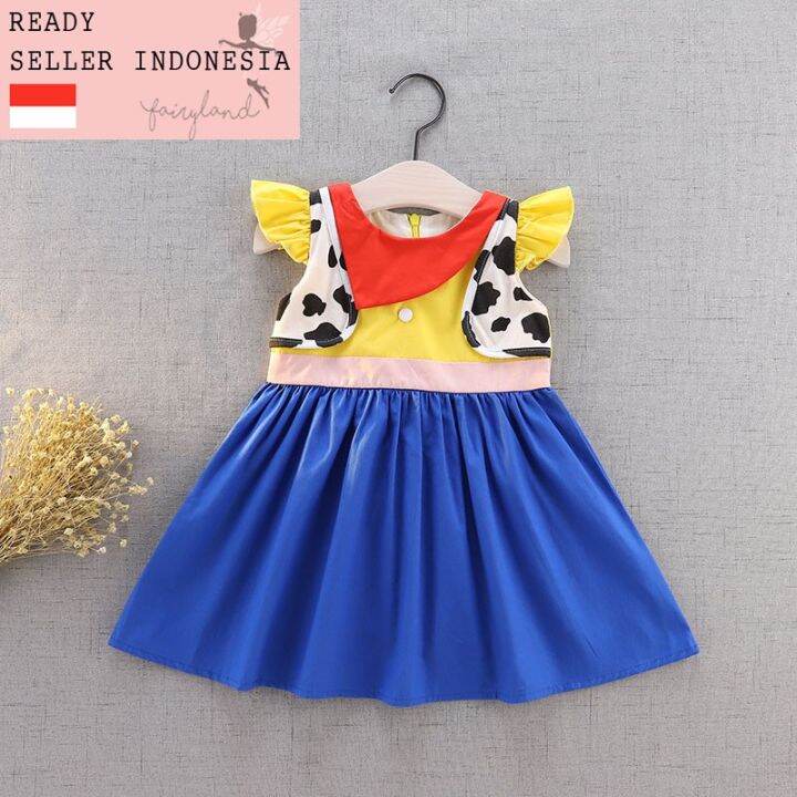 Kostum Dress Gaun Ultah Dress Pesta Anak Jessie Toy Story Rok Ulang ...