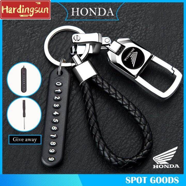 Hardingsun HONDA Motorcycle PCX 160/ADV 150/ VARIO 150 Leather Keychain ...