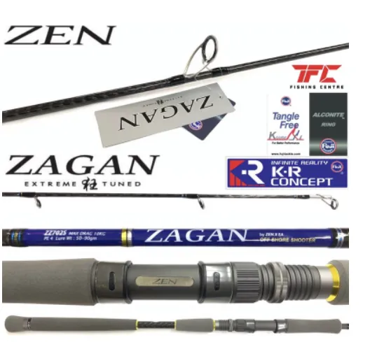 ZEN ZAGAN Offshore Shooter Popping Spinning Rod Mekong | Lazada