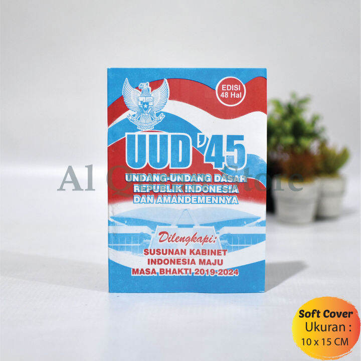 Buku UUD 1945 Edisi 48 Halaman Kertas Koran CD-Sendang Ilmu Solo Ukuran ...