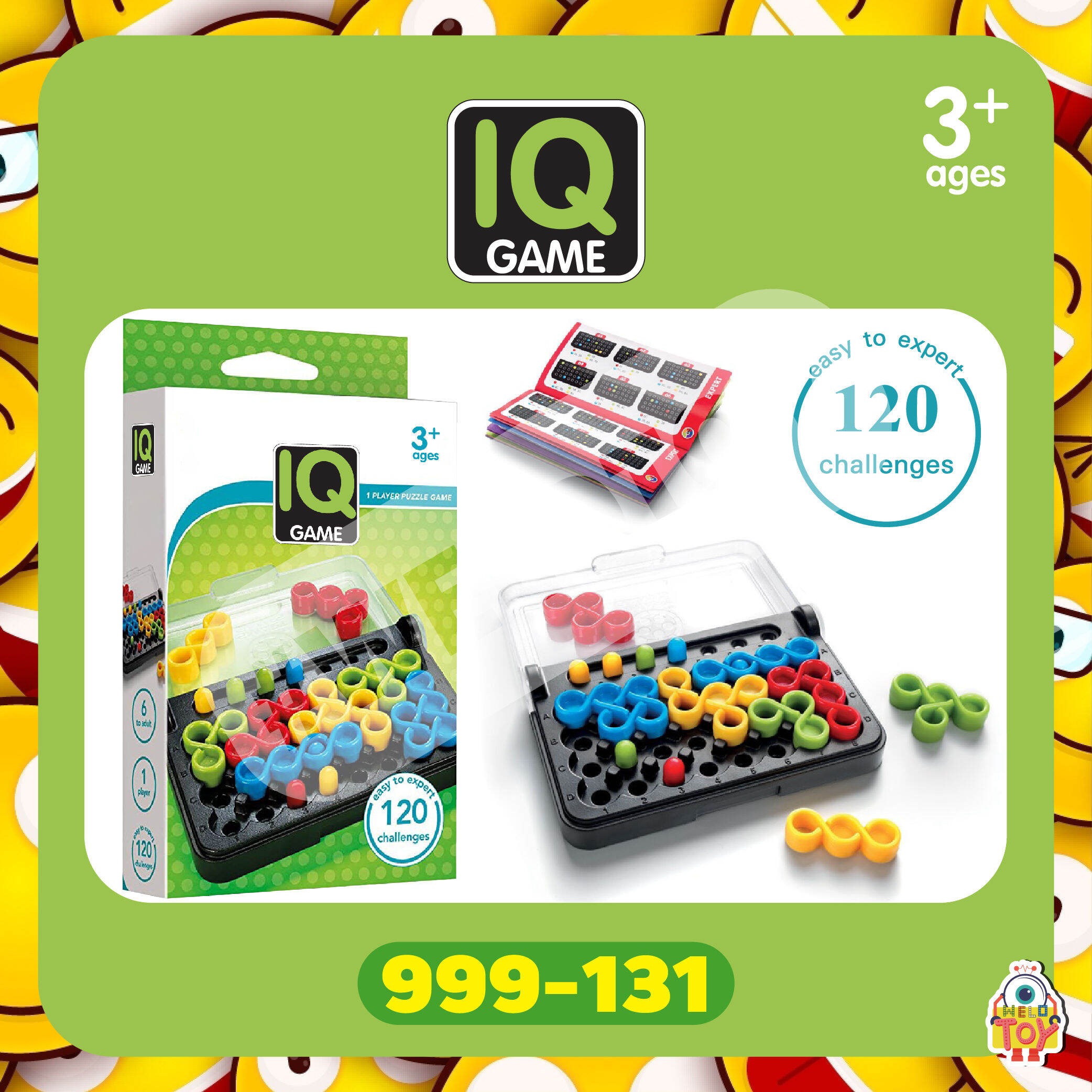 ตัวต่อเสริมไอคิว IQ GAME TOYS PUZZLER 120 ความท้าทาย ของเล่นเสริม ...