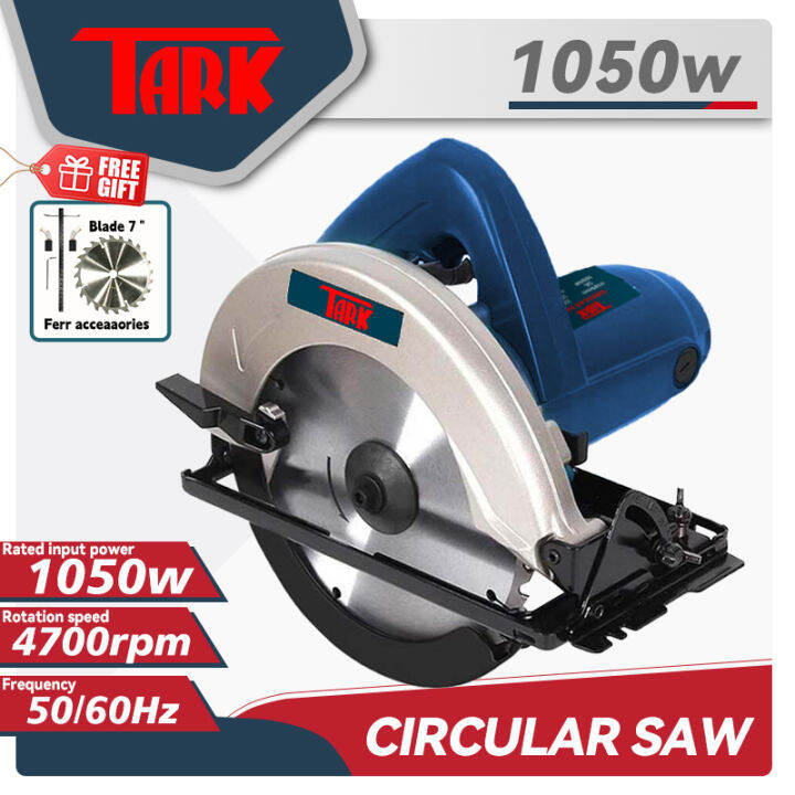 NEW TARK Electric Circular Saw 1050W Woodworking Table Saw Hand Saw ...