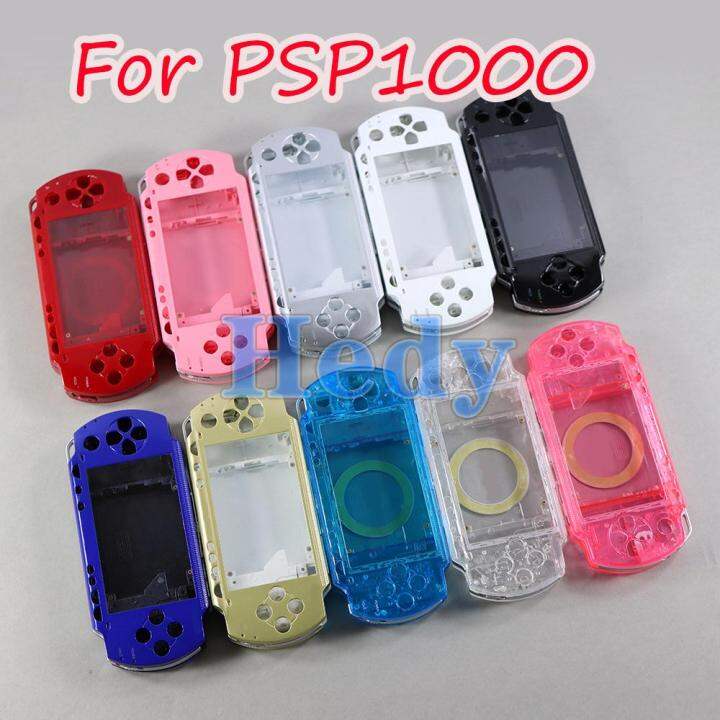1ชุดสำหรับ Sony PSP1000 PSP 1000มีหลายสีเคสแบบเต็มปลอกชุดมีปุ่มอะไหล่ทำ ...