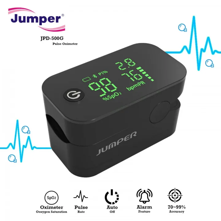 Jumper JPD-500G Pulse Oximeter With Alarm Function - Black | Lazada PH