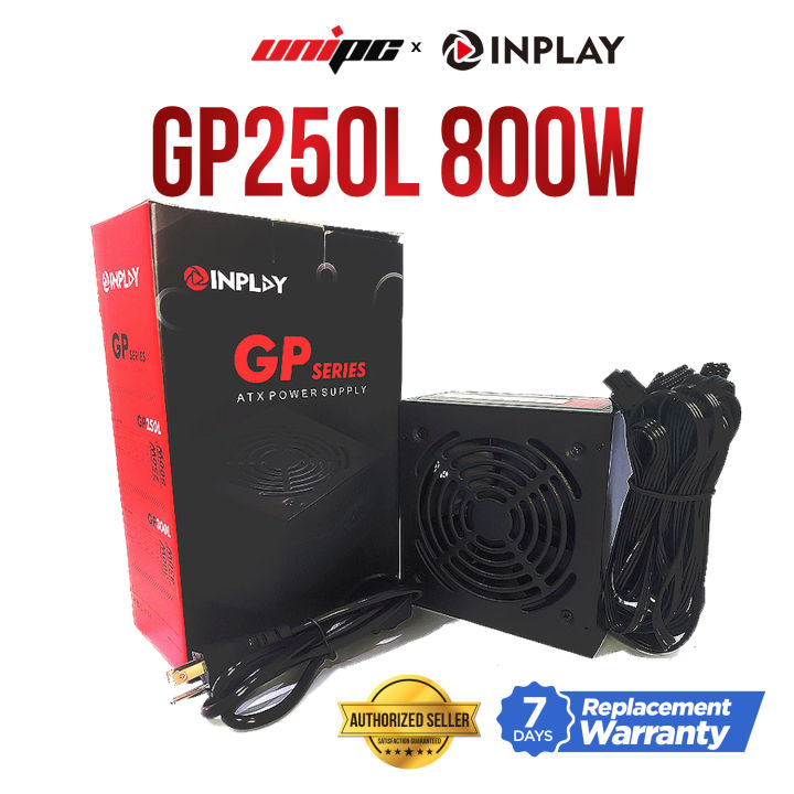 Inplay GP250L 800W ATX Power Supply PSU UniPC | Lazada PH