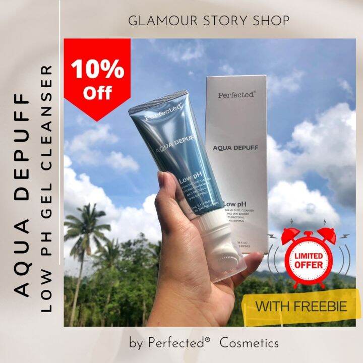 AQUA DEPUFF by PERFECTED LOW pH MILD Gel cleanser | Lazada PH