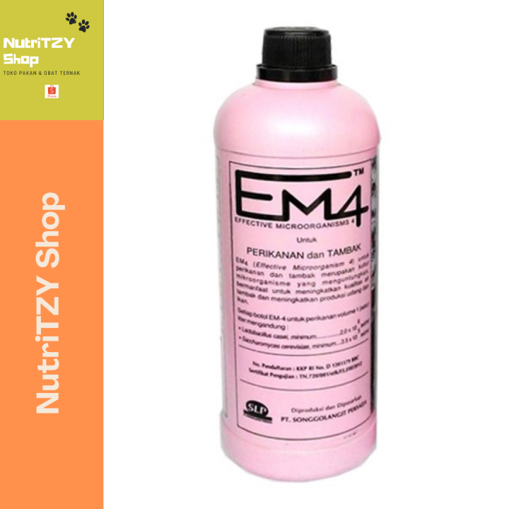 EM4 (EFFECTIVE MICROORGANISMS-4) PERIKANAN Uk. 1Liter | Lazada Indonesia