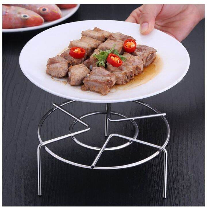 RAK BESI PENGUKUS/ALAS PENGUKUS/ 6 inch Steam Rack,Steamer Rack Stand ...