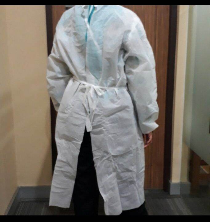 Disposable isolation gown/ surgical gown/ APD gown disposable 50 gsm ...