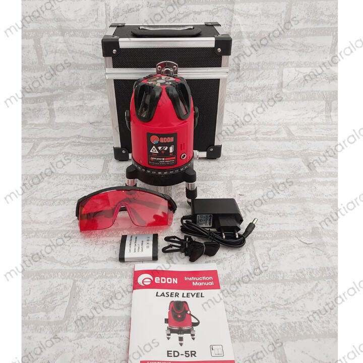 Laser level EDON ED-5R waterpas digital edon pengukur ruangan laser dan ...