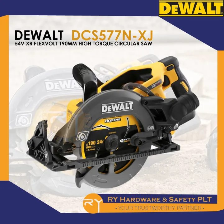 DEWALT DCS577N-XJ 54V XR FLEXVOLT 190MM HIGH TORQUE CIRCULAR SAW | Lazada