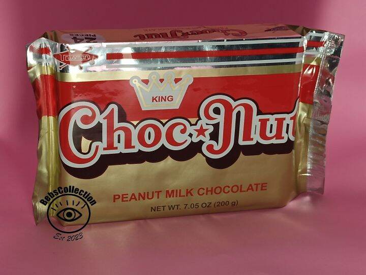 ChocNut King Unisman Peanut Milk Chocolate 200g /24 pcs per pack ...
