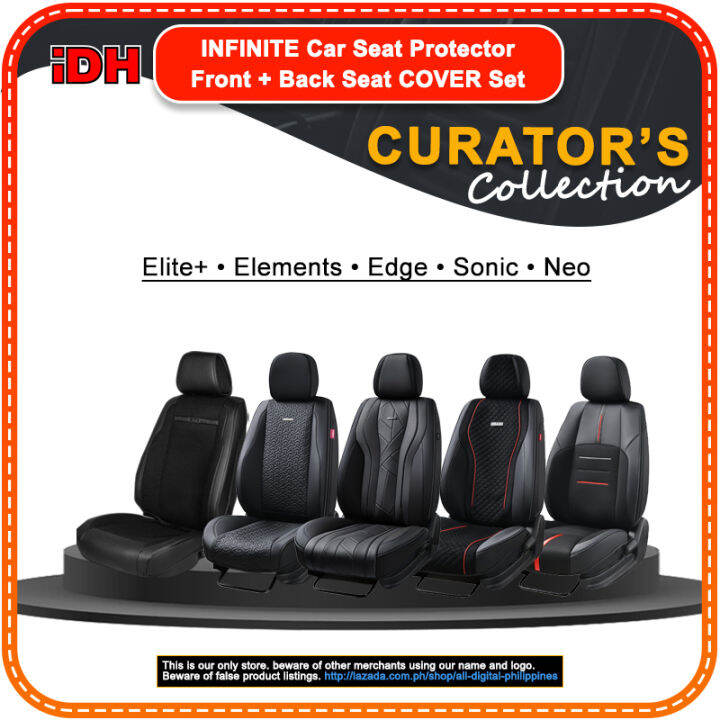 INFINITE CURATOR'S Collection FRONT + BACK Car Seat COVER Protector ...
