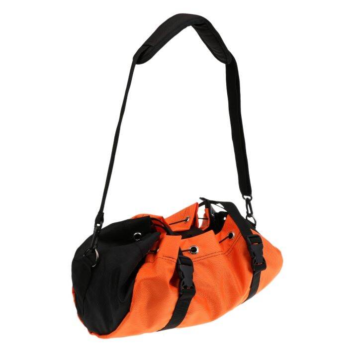 Foldable Outdoor Rock Climbing Tree Arborist Caving Rope Sling Bag Gear ...