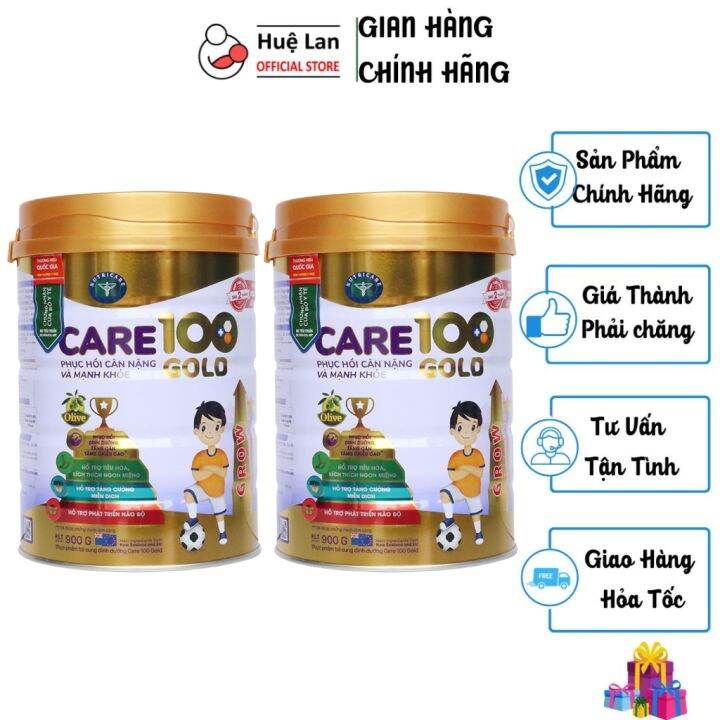 Sữa Bột Nutricare Care 100 Gold Hộp 900g - cho trẻ biếng ăn nhẹ cân - huelanofficial | Lazada.vn