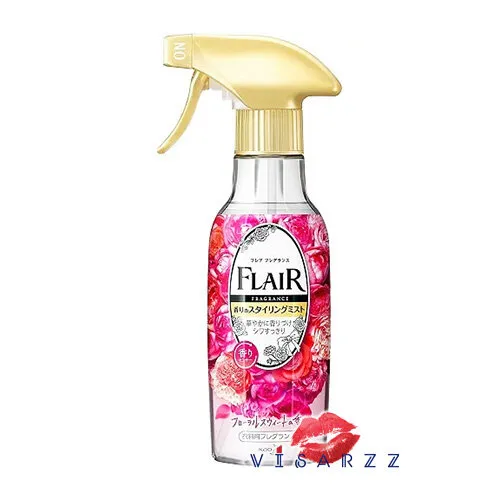 (ขวดสีชมพู กลิ่น Warm Floral) Kao Flair Fragrance Styling Mist 270mL สเปรย์ฉีดผ้าเรียบ ลดรอยยับ ...