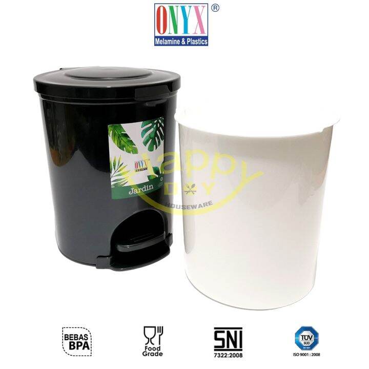 ONYX SEIV TEMPAT SAMPAH INJAK | TEMPAT SAMPAH BULAT | STEP TRASH BIN 10 LITER | Lazada Indonesia