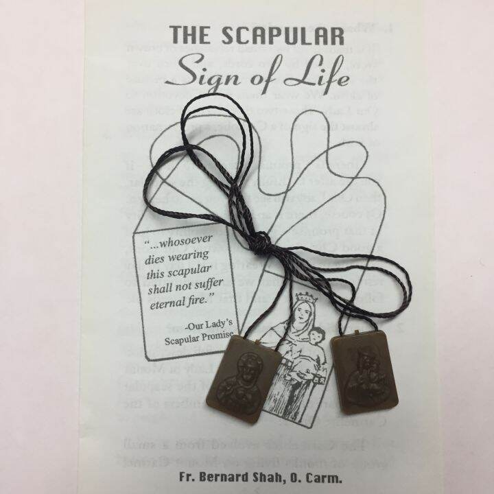 Scapular plastic with scapular Sign of Life guide | Paulines Publishing ...