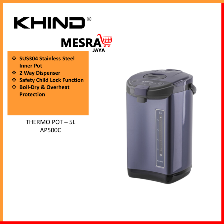 Khind 5L Thermo Pot - AP500C | Lazada