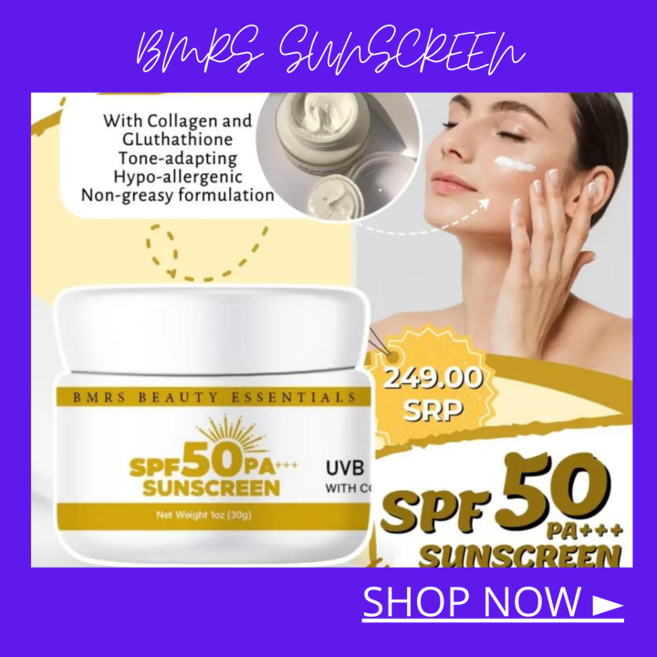 BMRS Beauty Essentials SPF 50 PA +++ Sunscreen 30g | Lazada PH