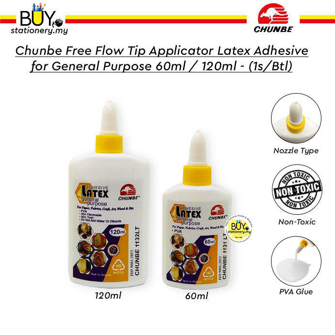 Chunbe Latex Adhesive for General Purpose 60ml/120ml - (1s/Btl) [Spend ...