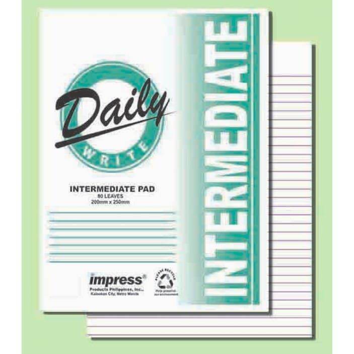 GC Intermediate Pad & Yellow Pad Paper 80 leaves | Lazada PH
