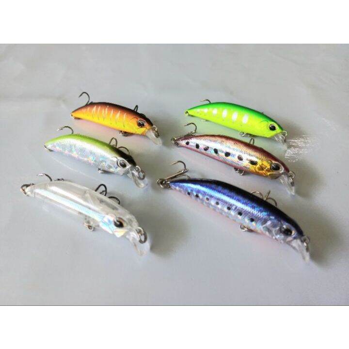 Lutac Budget Series Bolinao Ghost Dilis Sinking minnow 60mm 8.1grams ...