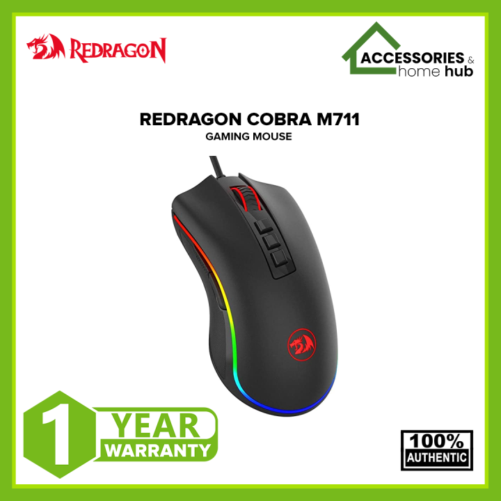 Red Dragon Gaming Mouse Cobra M711 | Lazada PH