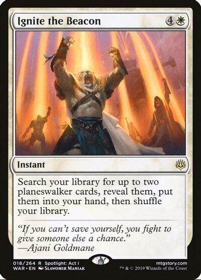 MTG Singles: Ignite the Beacon (Rare White Instant) - Magic: the ...