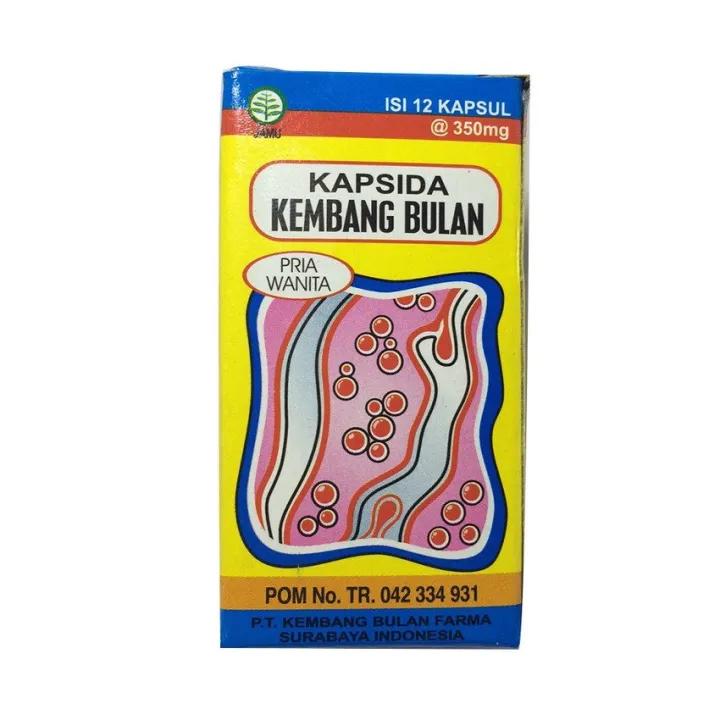Kapsida Kembang Bulan 1 Botol Isi 12 Kapsul | Lazada Indonesia