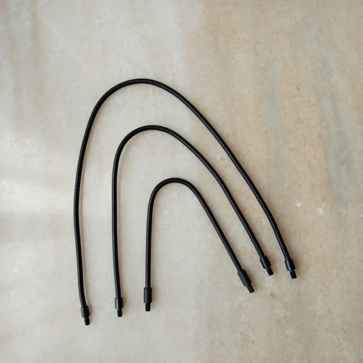 2pieces/lot dia.4mm male M4 screw 200mm/300mm/400mm metal Flexible ...