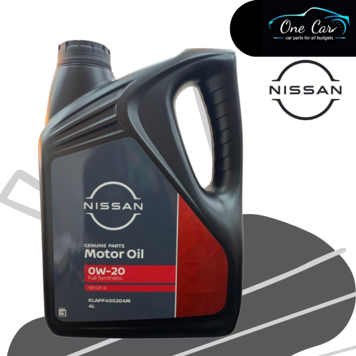 Nissan 0W-20 Engine Oil (4L) Fully Synthetic | Lazada
