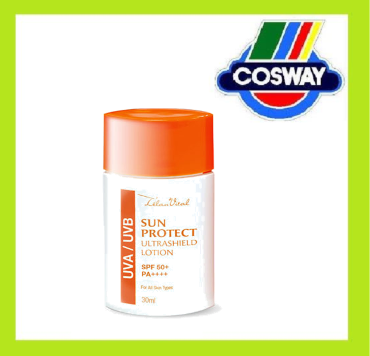 Cosway L'élan Vital Sun Protect Ultrashield Lotion UVA/UVB SPF50+ PA ...