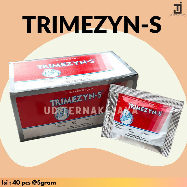 TRIMEZYN-S 1 Box isi 40 Sachet kemasan 5 gram Obat Korisa ...
