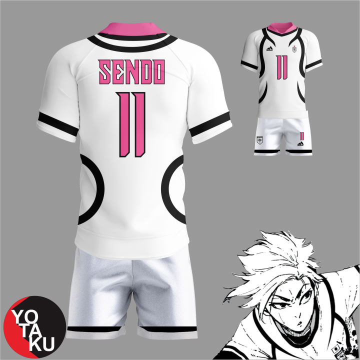 Jersey Anime Cosplay Blue Lock U20 Shuto Sendo Full Set | Lazada Indonesia
