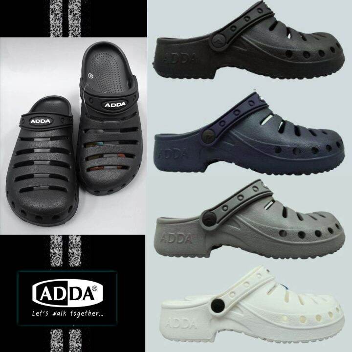 รองเท้าแตะแบบสวมผู้ชาย รองเท้าaddaหัวโต,รองเท้าแตะหัวโต ปิดหัว adda ...