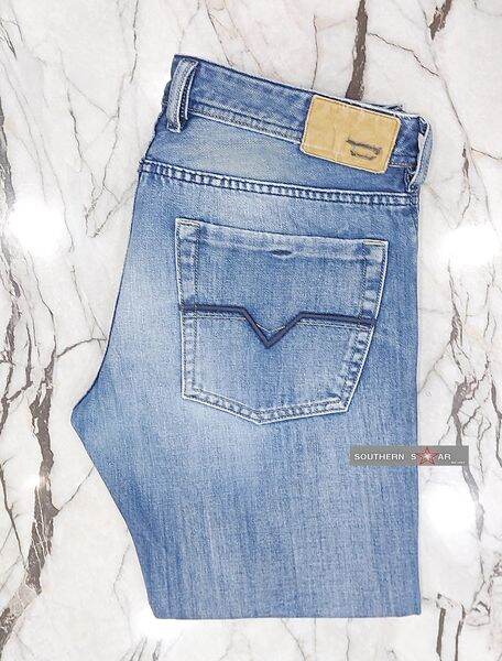 กางเกงยีนส์ Diesel ของแท้ FROM ITALY รุ่นZATHAN เอวตามป้าย34 ยาว32(เอว ...