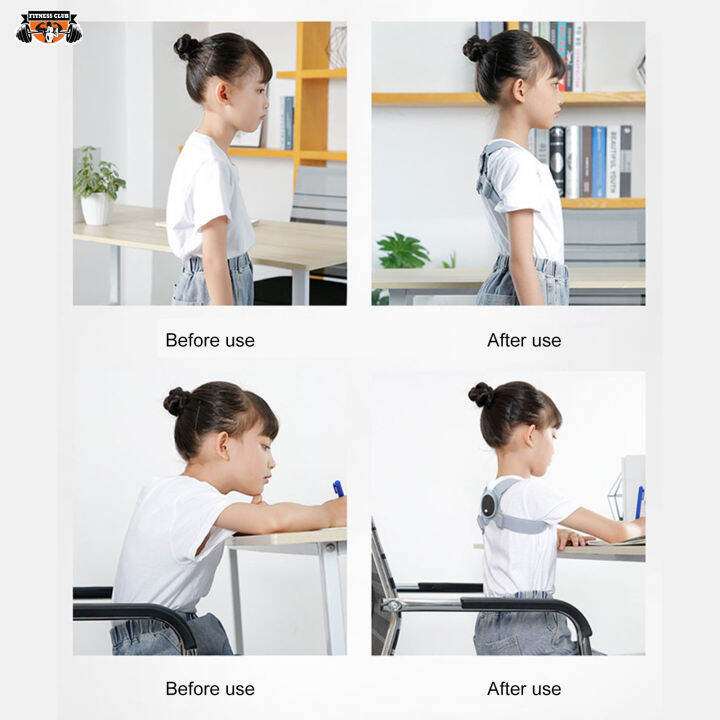 FCLUB Smart Posture Corrector with Sensor Digital Timer Electronic ...