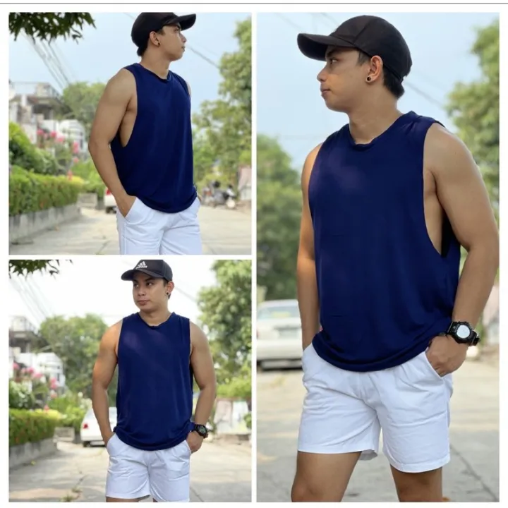 MUSCLE TEE PLAIN RANDOM COLORS | Lazada PH