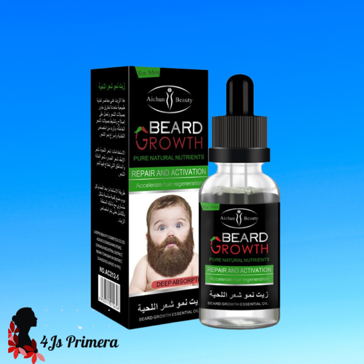 Aichun BEARD GROWTH New Beauty Pure Natural Nutrients Balbas Thicker ...