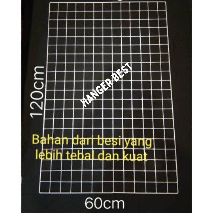 Jaring Ram Dinding Ukuran 60 x 120 cm Gantungan Hook Ram display ...
