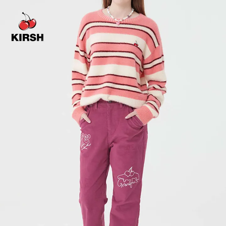 [KIRSH] SMALL CHERRY STRIPE KNIT | Lazada.co.th