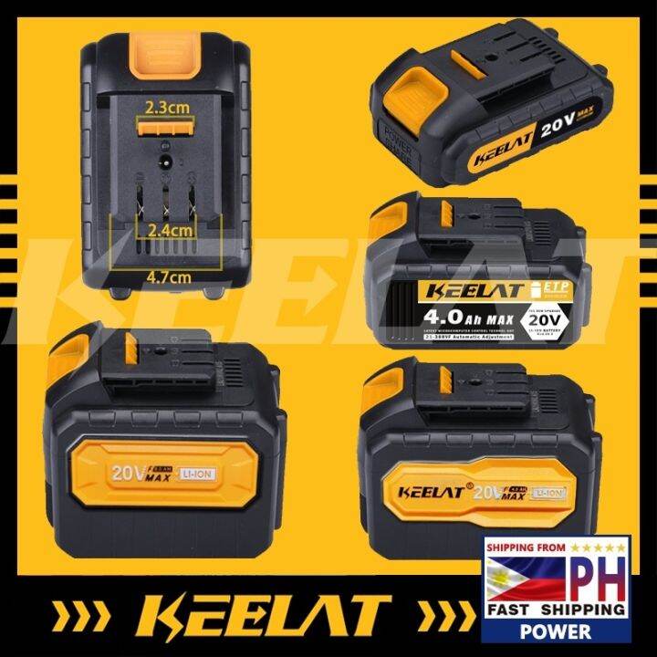 【COD3】 KEELAT Use for DIYI Design Battery 20V Lithium Dayi Socket ...