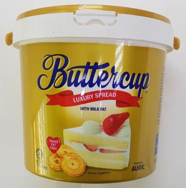 Mentega Buttercup luxury spread with milk fat Trans fat free 1kg | Lazada