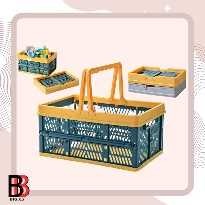 Folding Plastic Eco Friendly Basket | Lazada PH