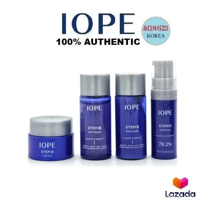 IOPE Stem III Experience (4 Items) 2025 Korean Cosmetics | Lazada PH