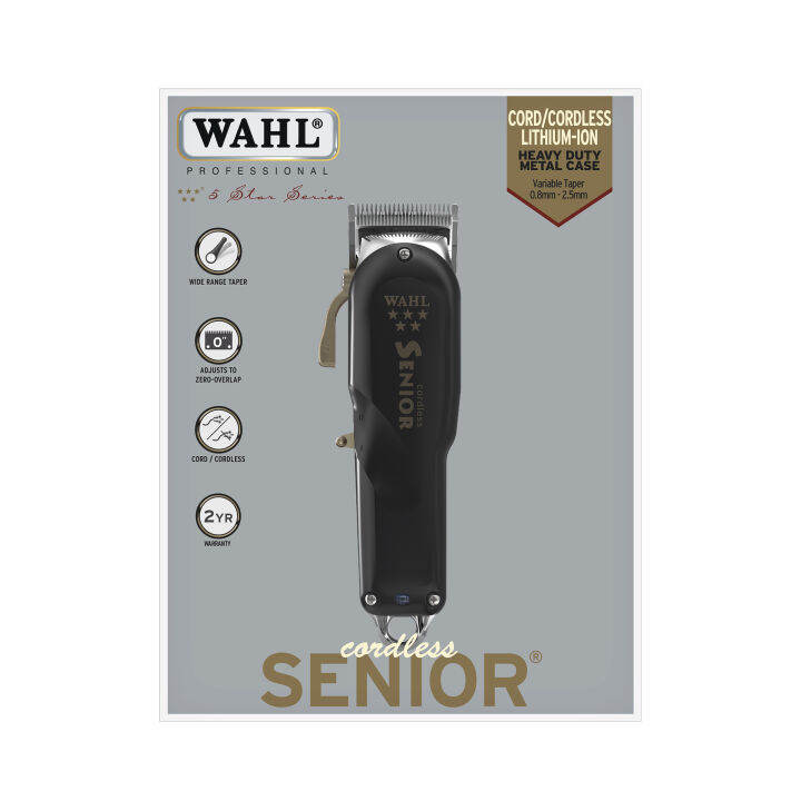WAHL CORDLESS SENIOR 5-STAR ปัตตาเลี่ยนไร้สาย( Made in Hungary ...