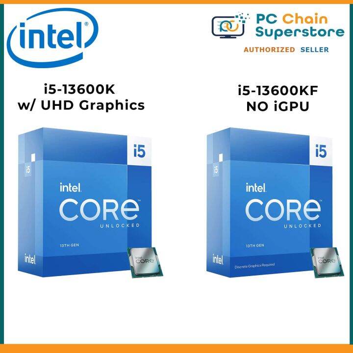 Intel Core i5-13600K / i5-13600KF 13th Gen Unlocked Desktop Processor ...
