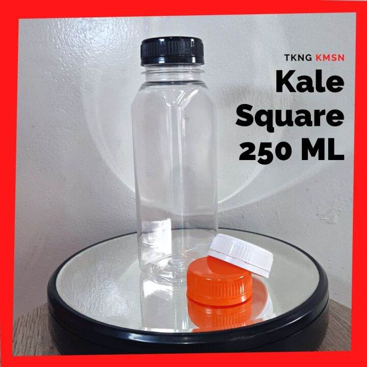 Botol Kale Square 250 ML / Kale Kotak / Botol Kopi / Botol Jus | Lazada ...